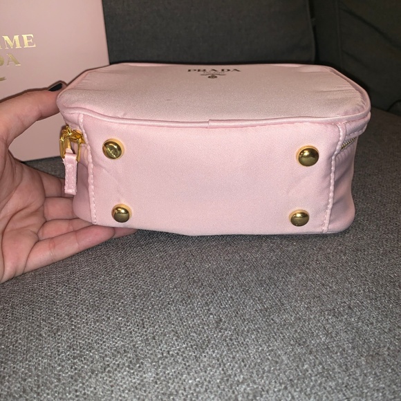 Prada | Bags | New Satin Light Pink Prada La Femme Cosmetic Case | Poshmark